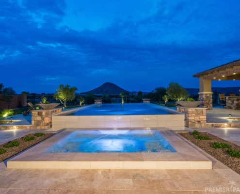 Lautner Knife Edge Perimeter Overflow Pools | Premier Paradise Inc.