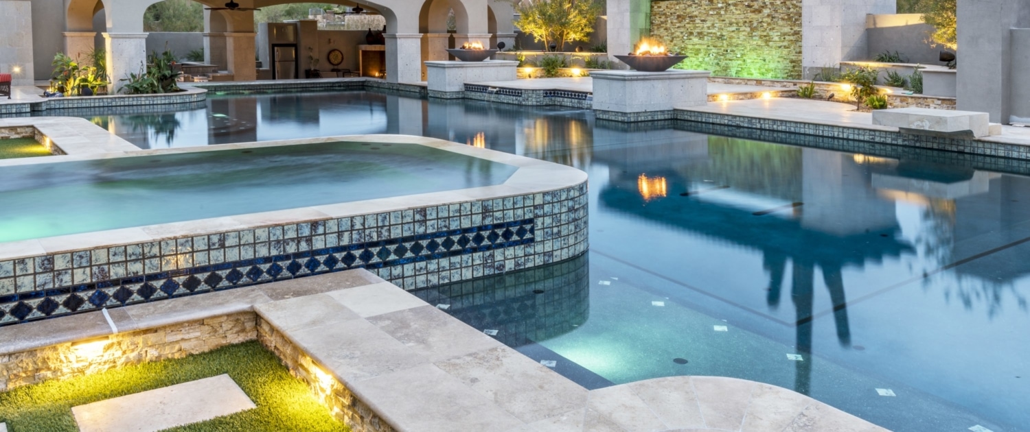 Luxury Pool and Estate Outdoor Living Space | Mesa Arizona | Premier ...