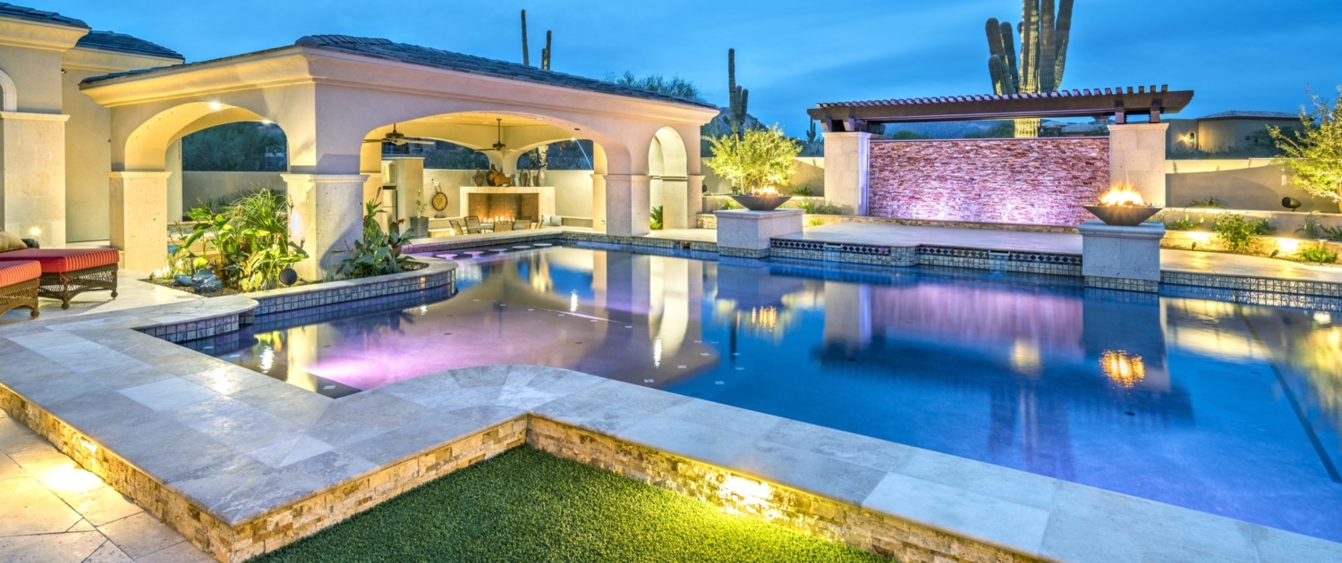 Luxury Pool and Estate Outdoor Living Space | Mesa Arizona | Premier ...